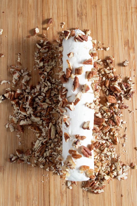 Pecan Crusted Goat Cheese Log - Mandi of the Mountains