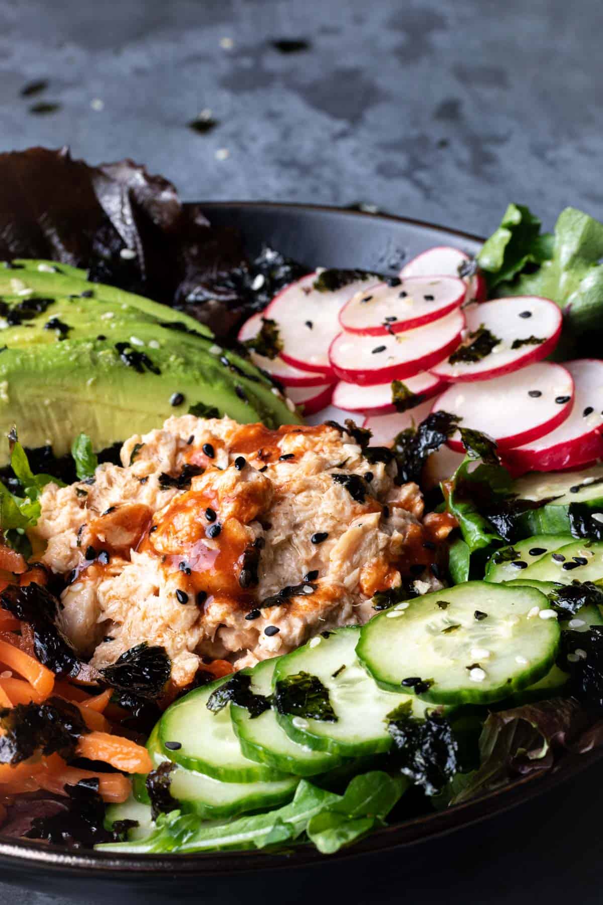 Spicy Salmon Salad - Mandi of the Mountains