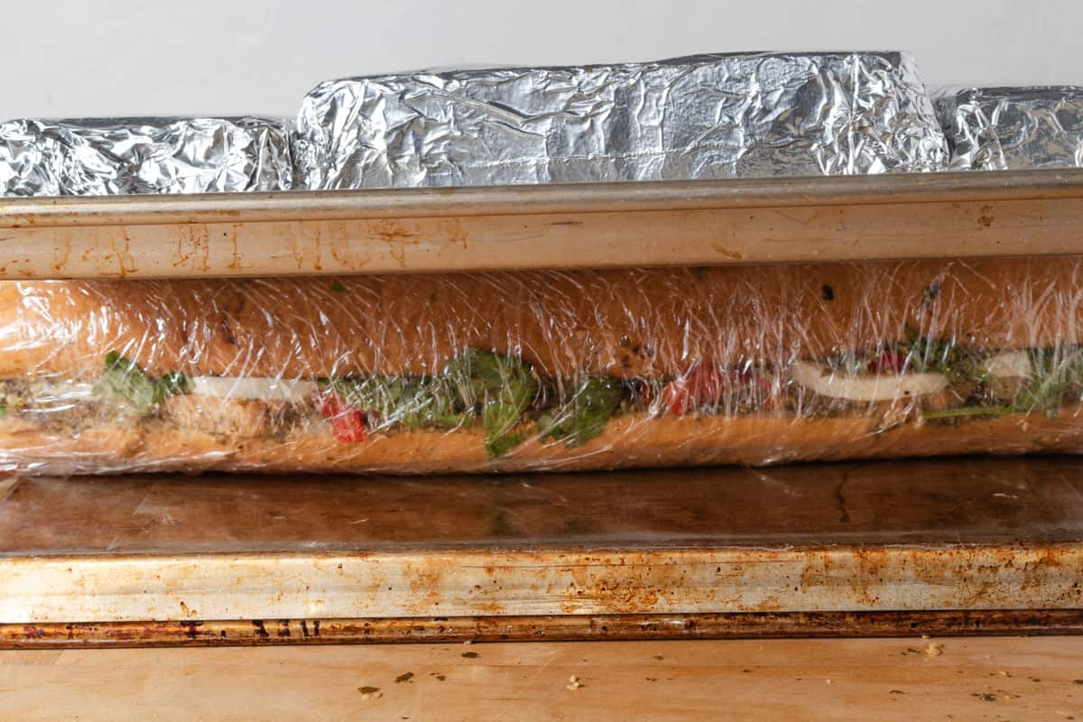 Pressed Sandwich with Pesto & Chicken - Mandi of the Mountains