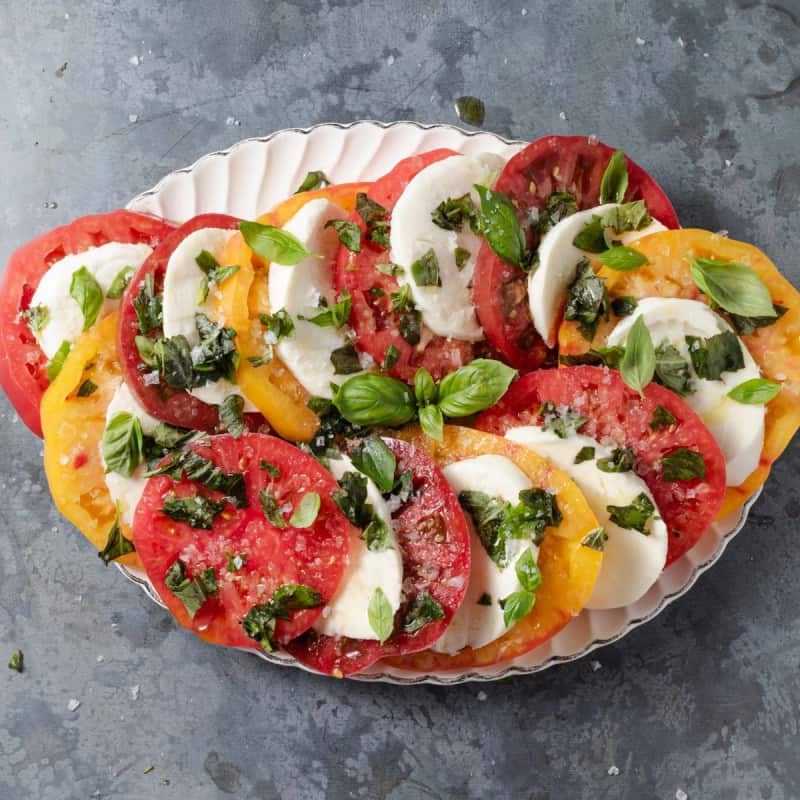 Caprese Crostini with Balsamic Glaze - Mandi of the Mountains