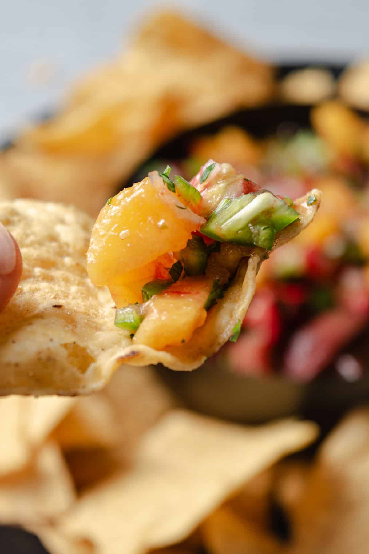 Peach Pico de Gallo - Mandi of the Mountains