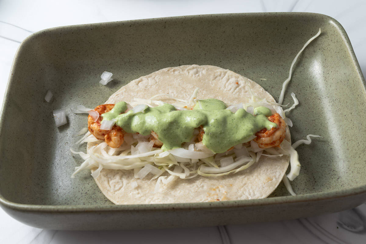 Chili Lime Shrimp Tacos with Tajín & Cilantro Lime Sauce - Mandi of the ...