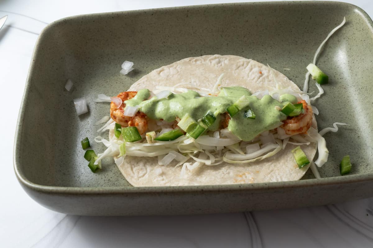 Chili Lime Shrimp Tacos with Tajín & Cilantro Lime Sauce - Mandi of the ...