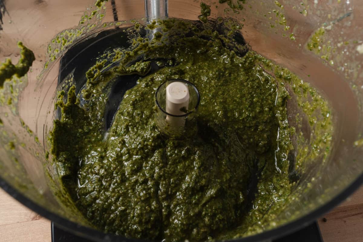 Easy 5 Minute Pesto + Freezing Basil Pesto - Mandi of the Mountains