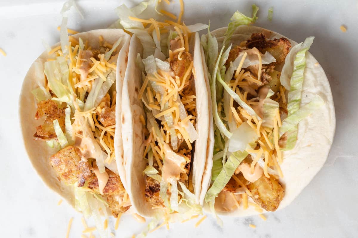 Spicy Potato Soft Taco - Mandi of the Mountains