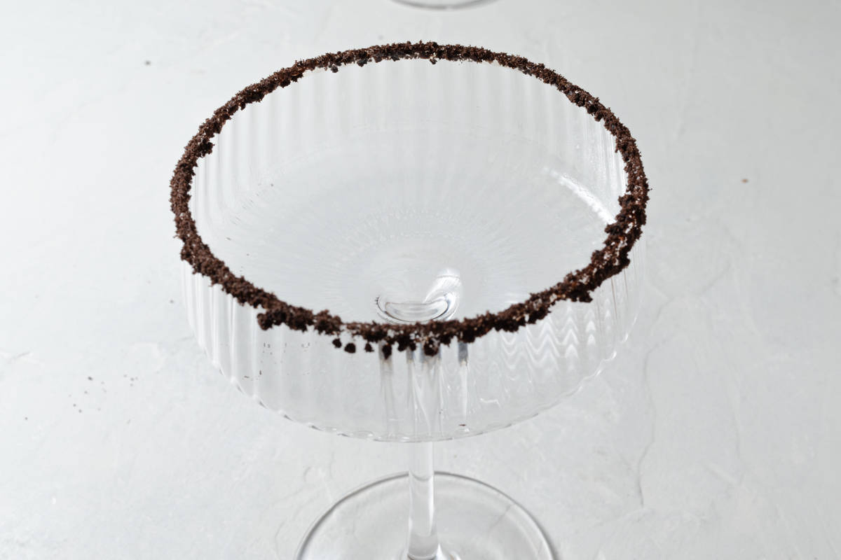 Simple Chocolate Martini with a Chocolate Cookie Rim - Mandi of the ...