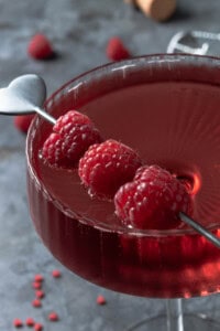 Love Potion Cocktail (Raspberry & Champagne) - Mandi of the Mountains