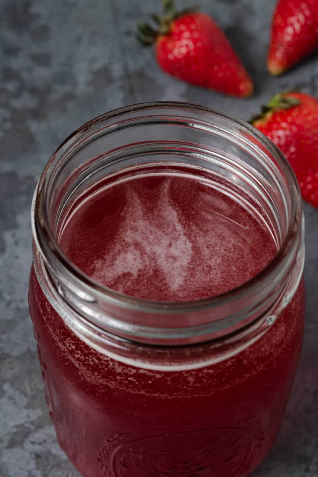 Strawberry Simple Syrup - Mandi of the Mountains