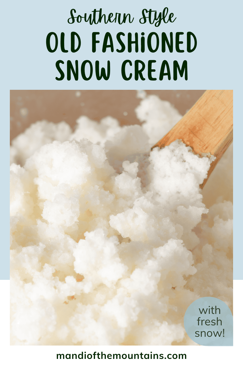 How to Make Snow Cream - Mandi of the Mountains