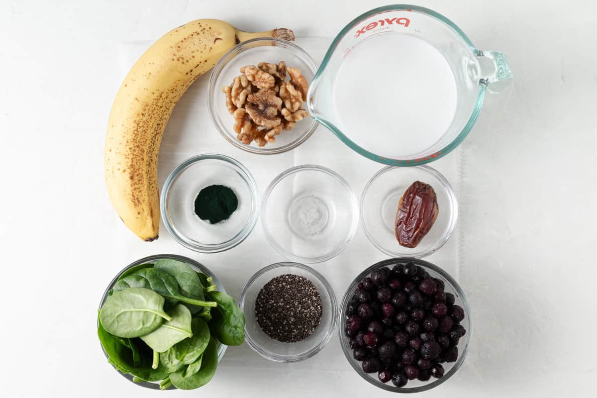 Brain Booster Smoothie (Blueberry, Walnut, & Spinach) - Mandi of the ...