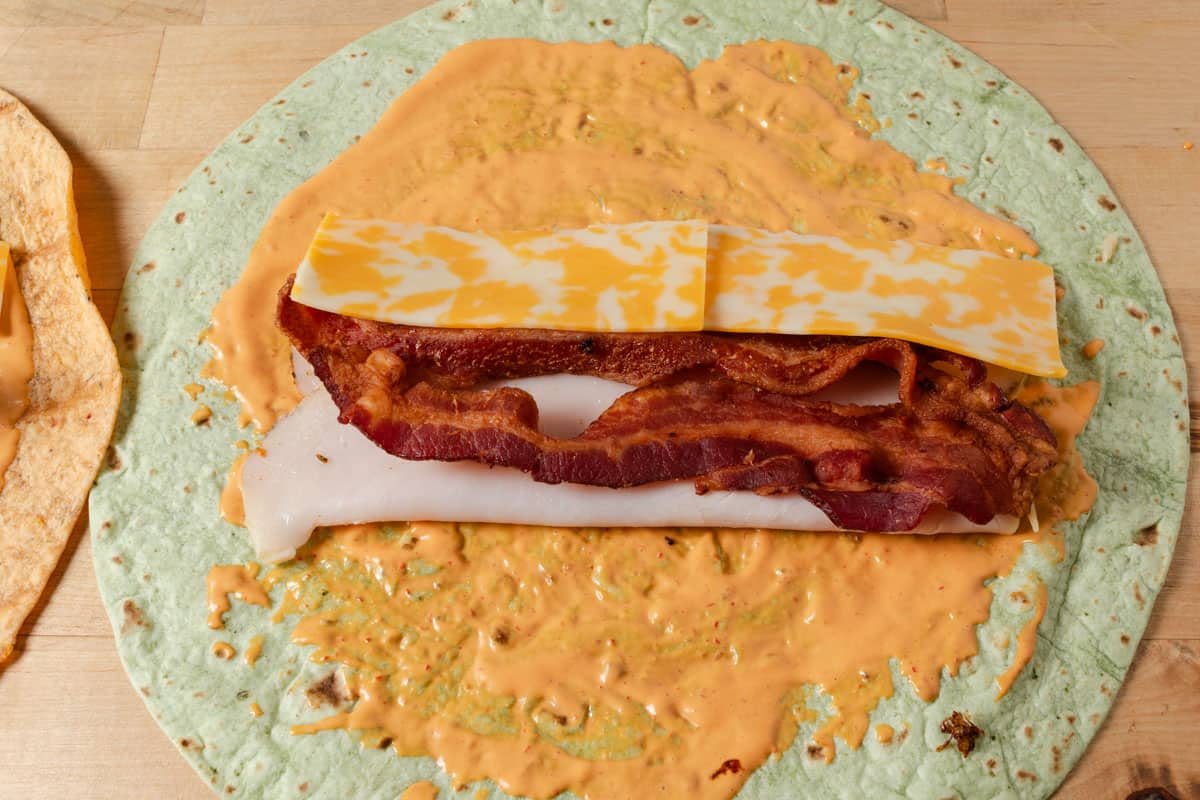 Turkey Wrap with Bacon and Avocado - Mandi of the Mountains