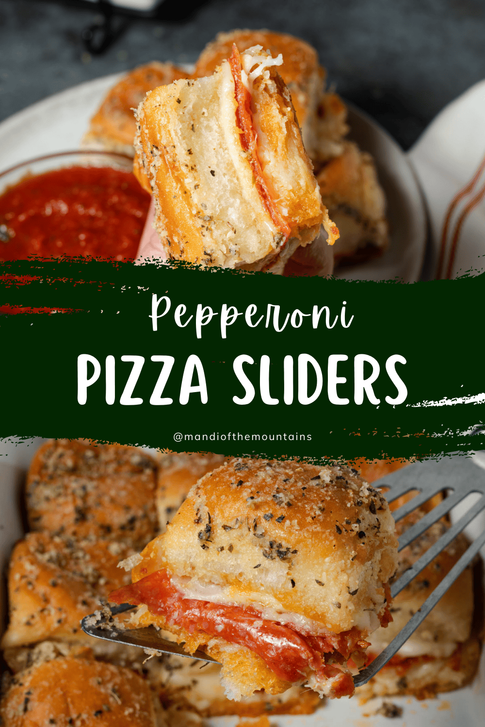 Pepperoni Pizza Sliders - Mandi of the Mountains